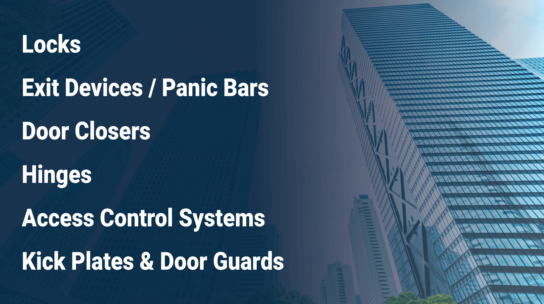 What Are the Different Types of Commercial Door Hardware?