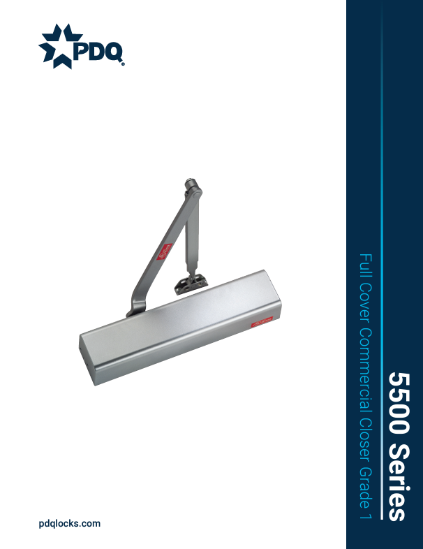5500 Series Full Cover Door Closer | PDQ Locks
