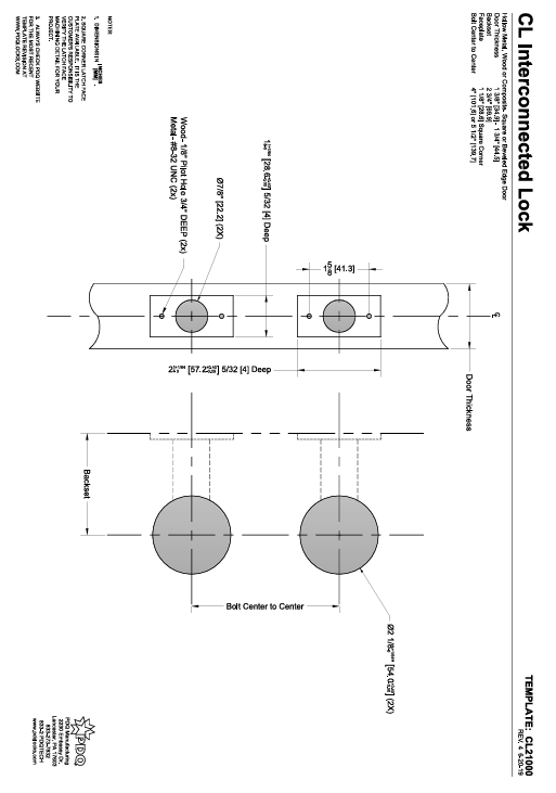 CL Series Grade 2 Interconnected Lock | PDQ Locks