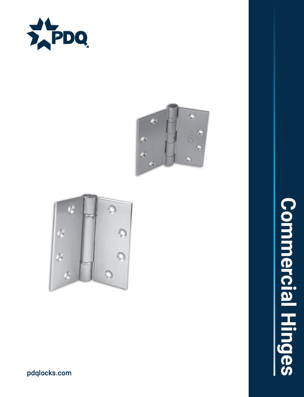 HB Heavy Duty 4 Ball Bearing Door Hinge | PDQ Locks