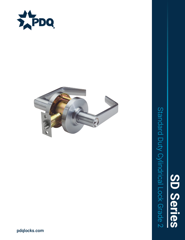 SD Series Grade 2 Cylindrical Lock | PDQ Locks