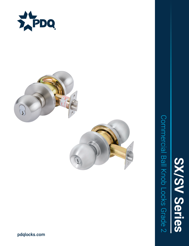 SX Series Grade 2 Cylindrical Lock | PDQ Locks